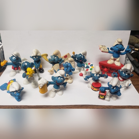 Peyo | Toys | Vintage Smurfspeyo Smurf Collection From 97s And 80s Lot ...